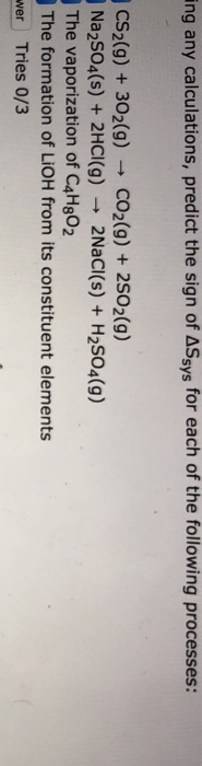 Solved Determine the sign ( positive or negative) for each | Chegg.com