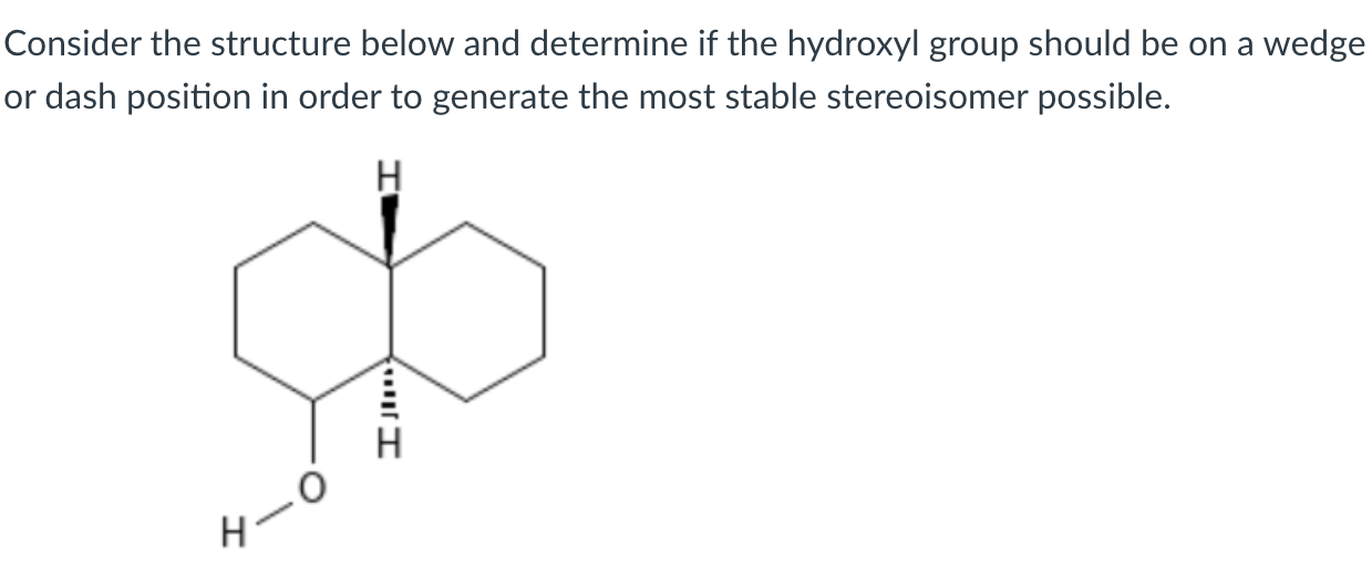 Solved Consider the structure below and determine if the | Chegg.com