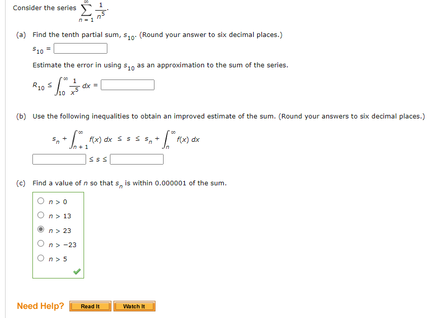 Solved 1 Consider the series Σ. n = 1 (a) Find the tenth | Chegg.com Solved 1 Consider the series Σ. n = 1 (a) Find the tenth | Chegg.com