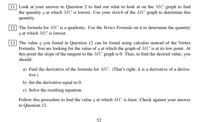 Solved Worksheet #10 Using the Marginal Revenue and Marginal | Chegg.com