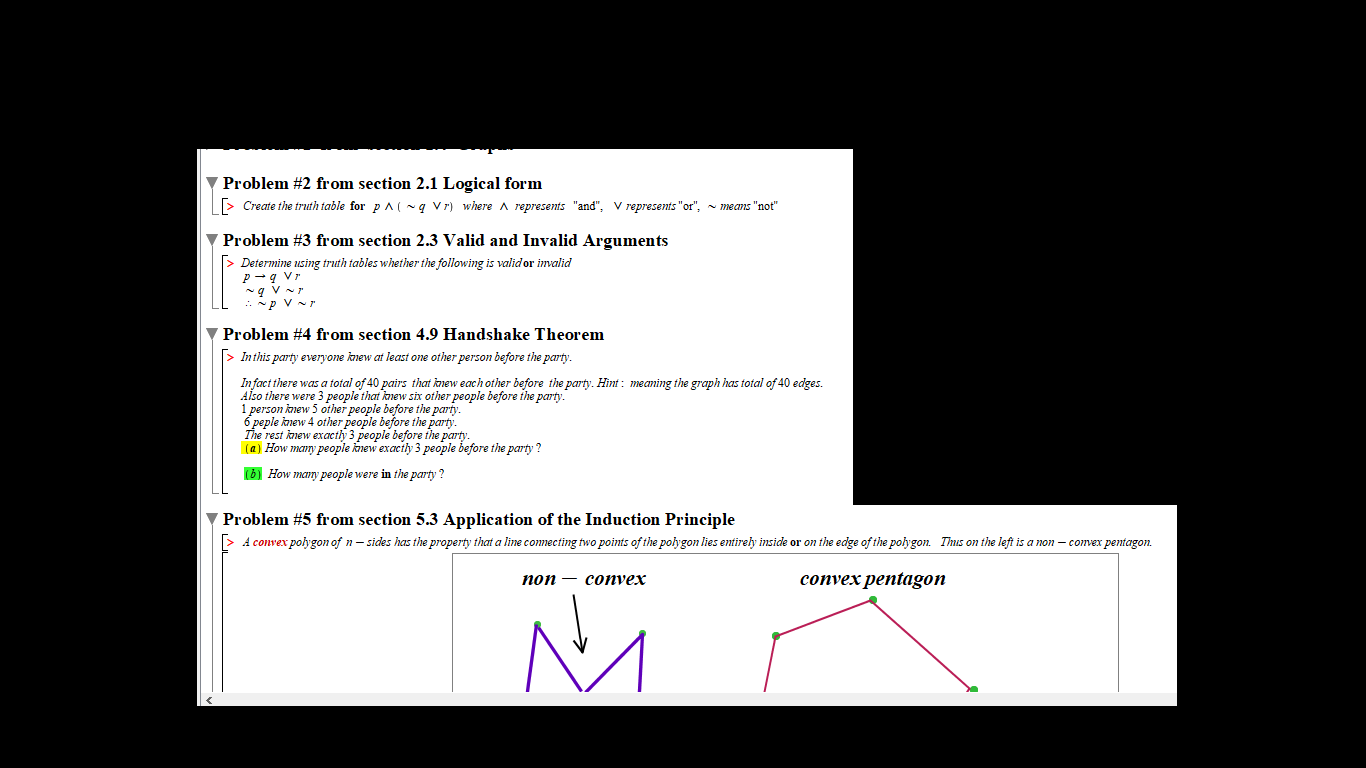 Solved Problem #2 from section 2.1 Logical form [> Create | Chegg.com
