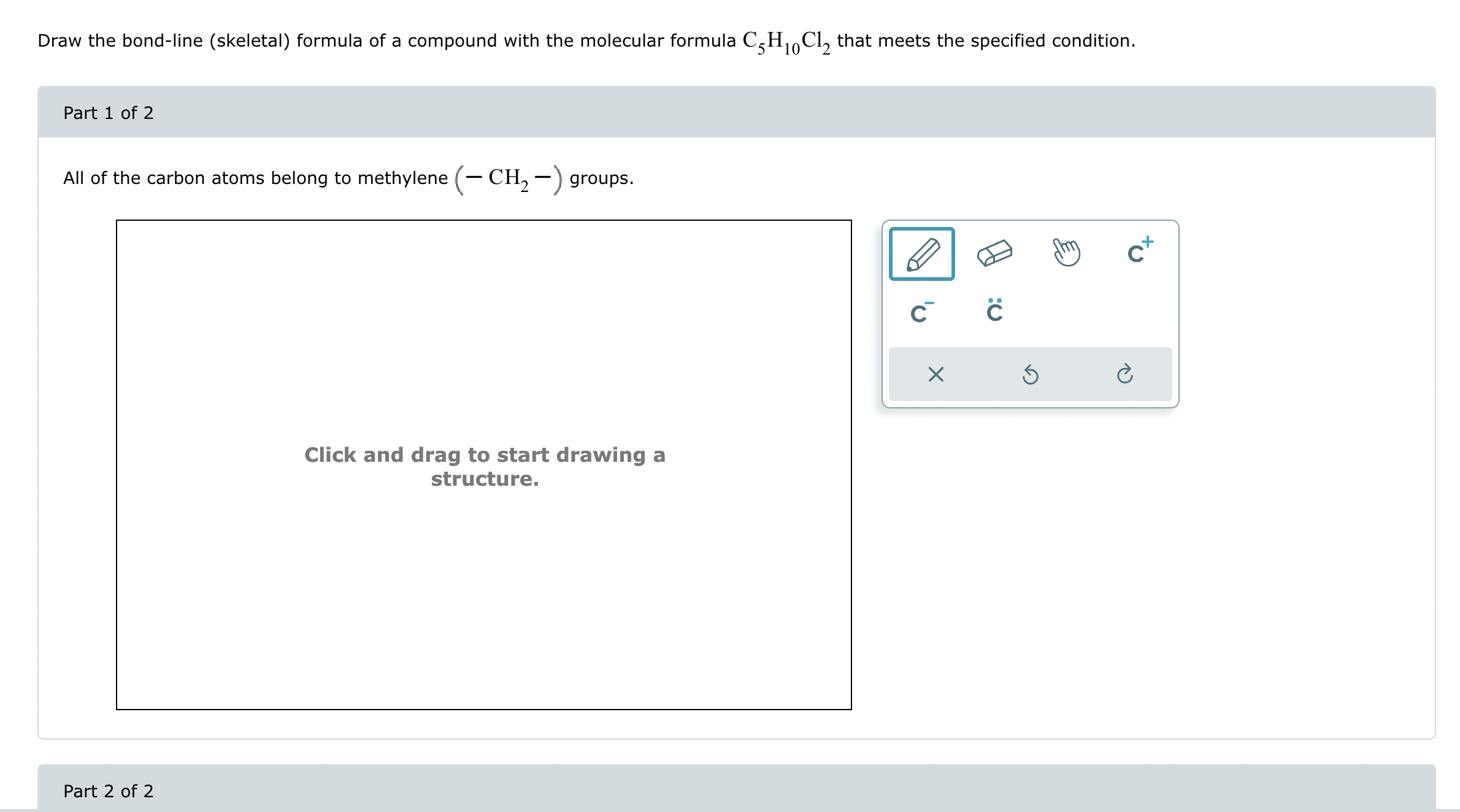 Solved Draw the bond-line (skeletal) formula of a compound | Chegg.com