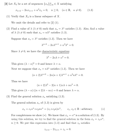 Solved [5] Study the following equations recurrence | Chegg.com