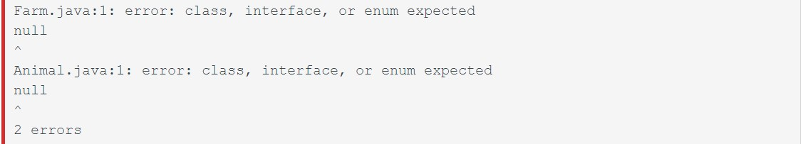 Solved Homework 8-3 Create a Driver class to use your Farm | Chegg.com