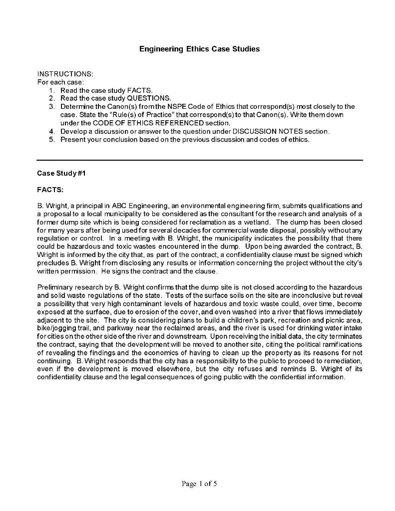 Solved I need help with engineering case studies. I have 2 | Chegg.com