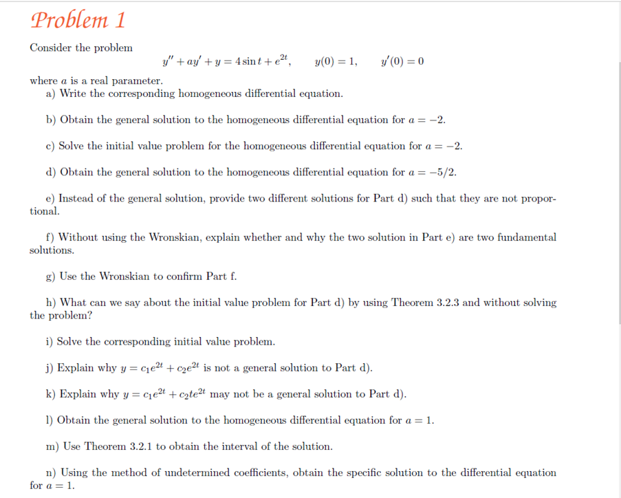 Solved Consider the problem | Chegg.com