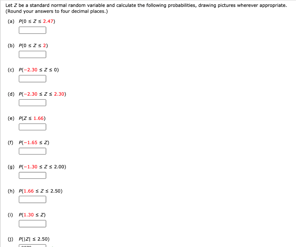 Solved Let Z be a standard normal random variable and | Chegg.com