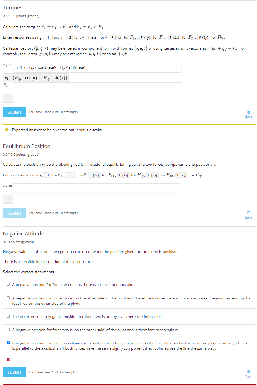 H: Pivoting Rod in Equilibrium - 4 Bookmark this page | Chegg.com
