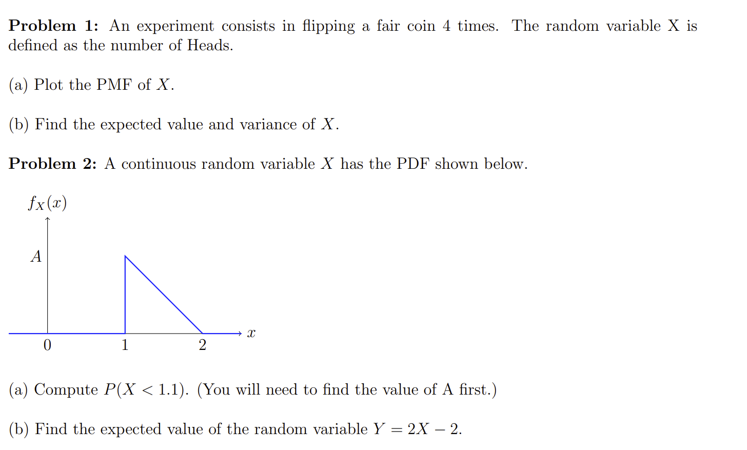 Solved Problem 1: An experiment consists in flipping a fair | Chegg.com
