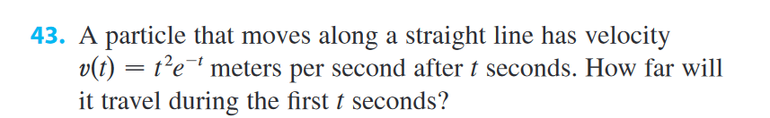 Solved 3. A particle that moves along a straight line has | Chegg.com