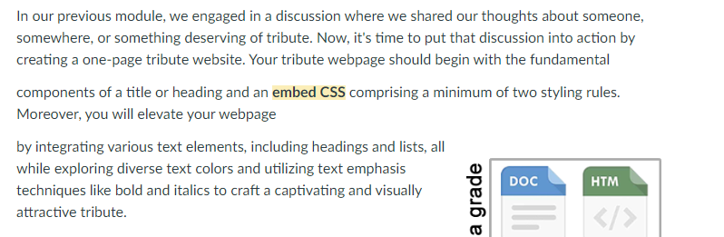 Solved The goal of the Tribute project is to construct a | Chegg.com