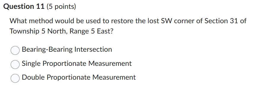 Solved What method would be used to restore the lost SW | Chegg.com