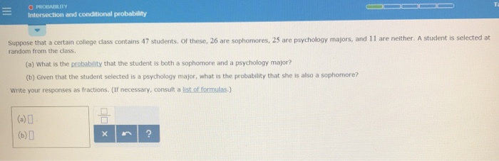 Solved Intersection and conditional probability Suppose that | Chegg.com