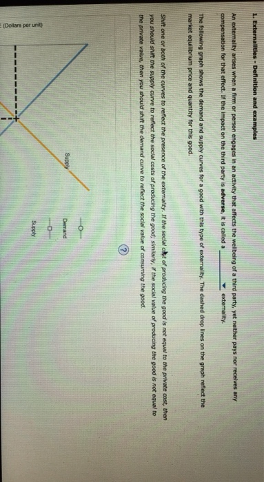 Solved An externality arises when a firm or person engages | Chegg.com