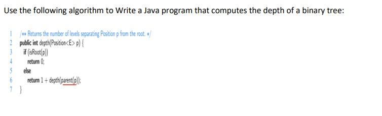 Solved Use the following algorithm to Write a Java program | Chegg.com