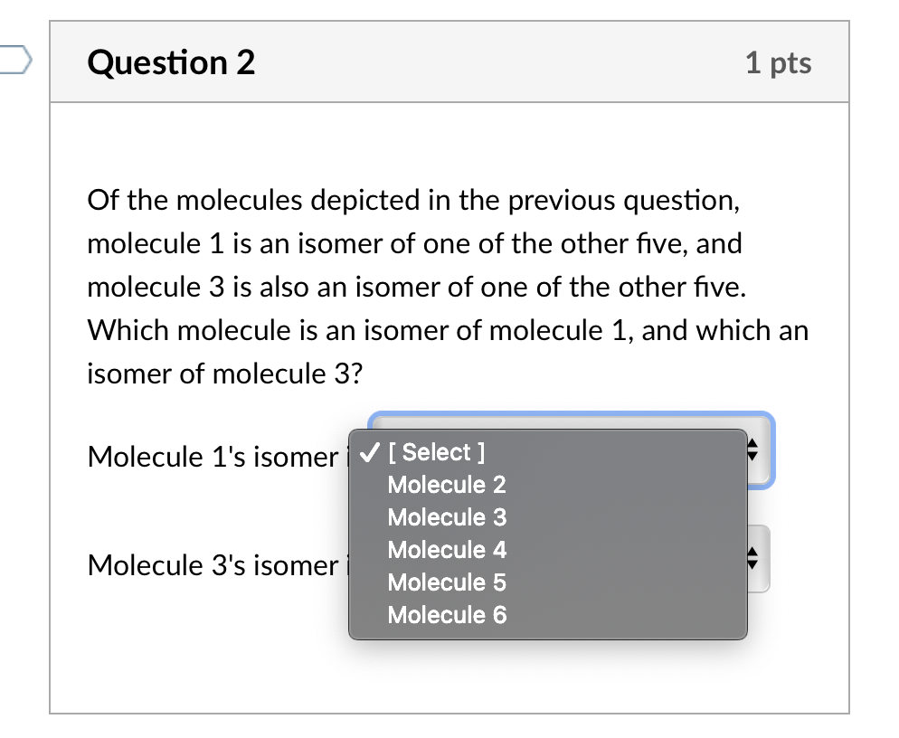 Solved Question 1 2 pts Identify the functional groups in | Chegg.com