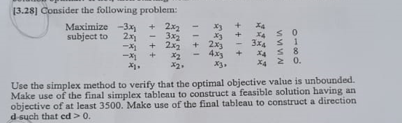 Solved [3.28] Consider the following problem: Maximize | Chegg.com
