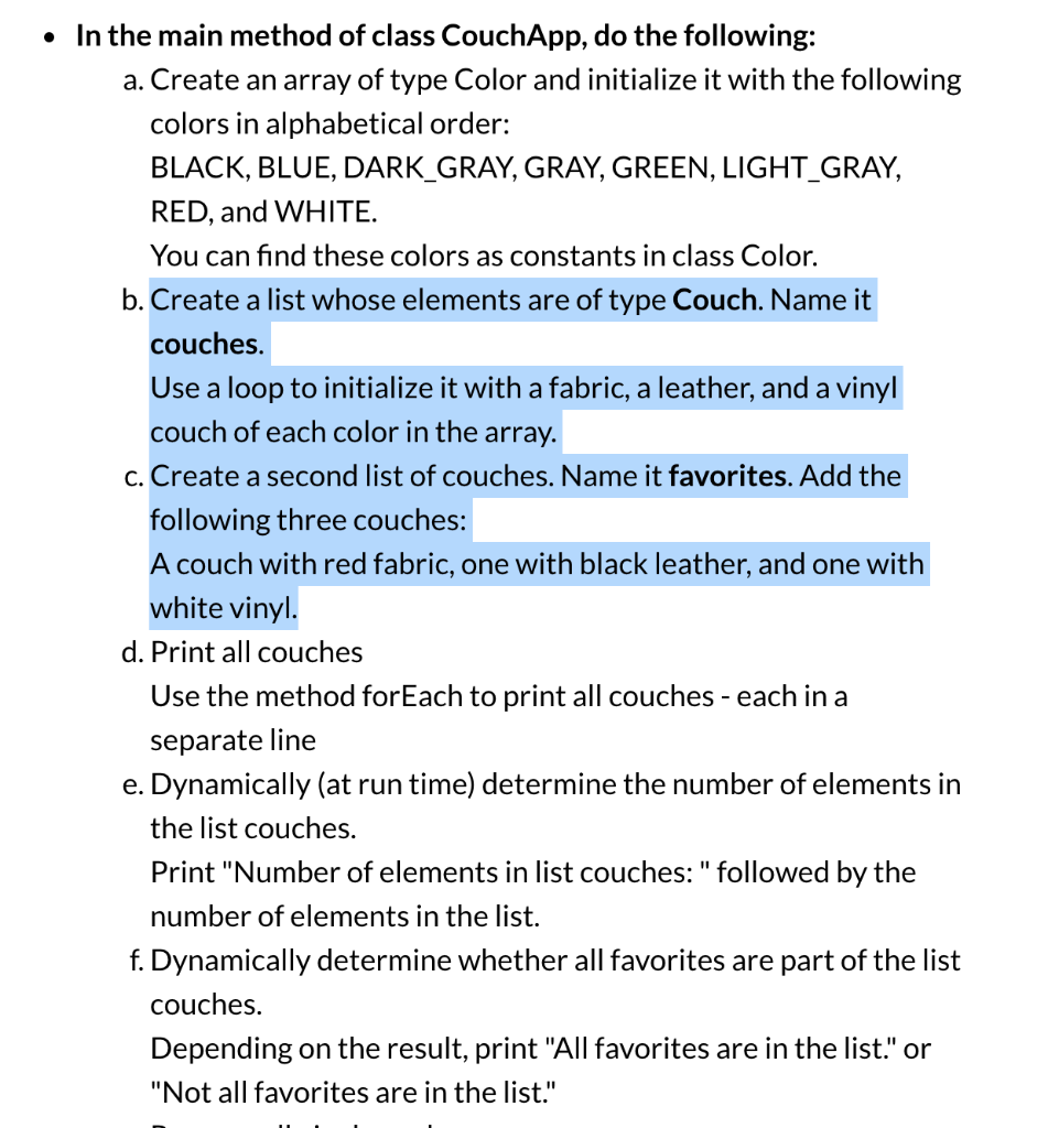 Solved Open the Java project 1410_LABS and add a new package | Chegg.com