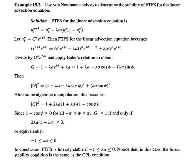 Solved 15.8 Write FTFS for the linear advection equation in | Chegg.com