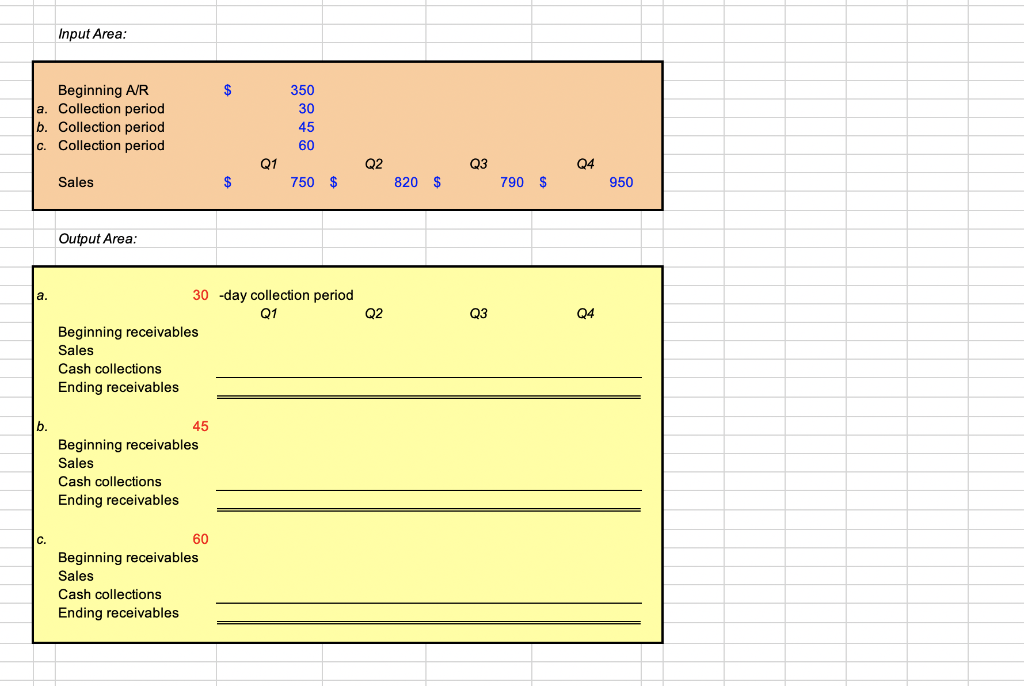 Solved I have to solve the following problem using the excel | Chegg.com