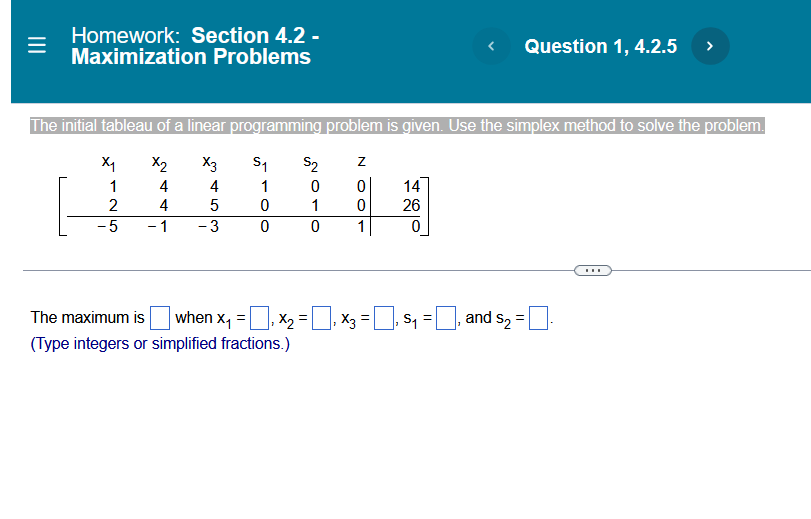 Solved Homework: Section 4.2 - Maximization Problems | Chegg.com