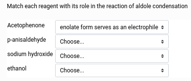 Solved Match each reagent with its role in the reaction of | Chegg.com