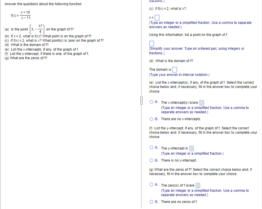Solved Answer the questions about the following function. 17 | Chegg.com