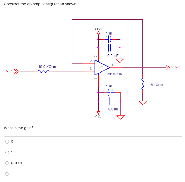 Solved Consider the following circuit. 10 Konm 1.00KOnmm 10 | Chegg.com