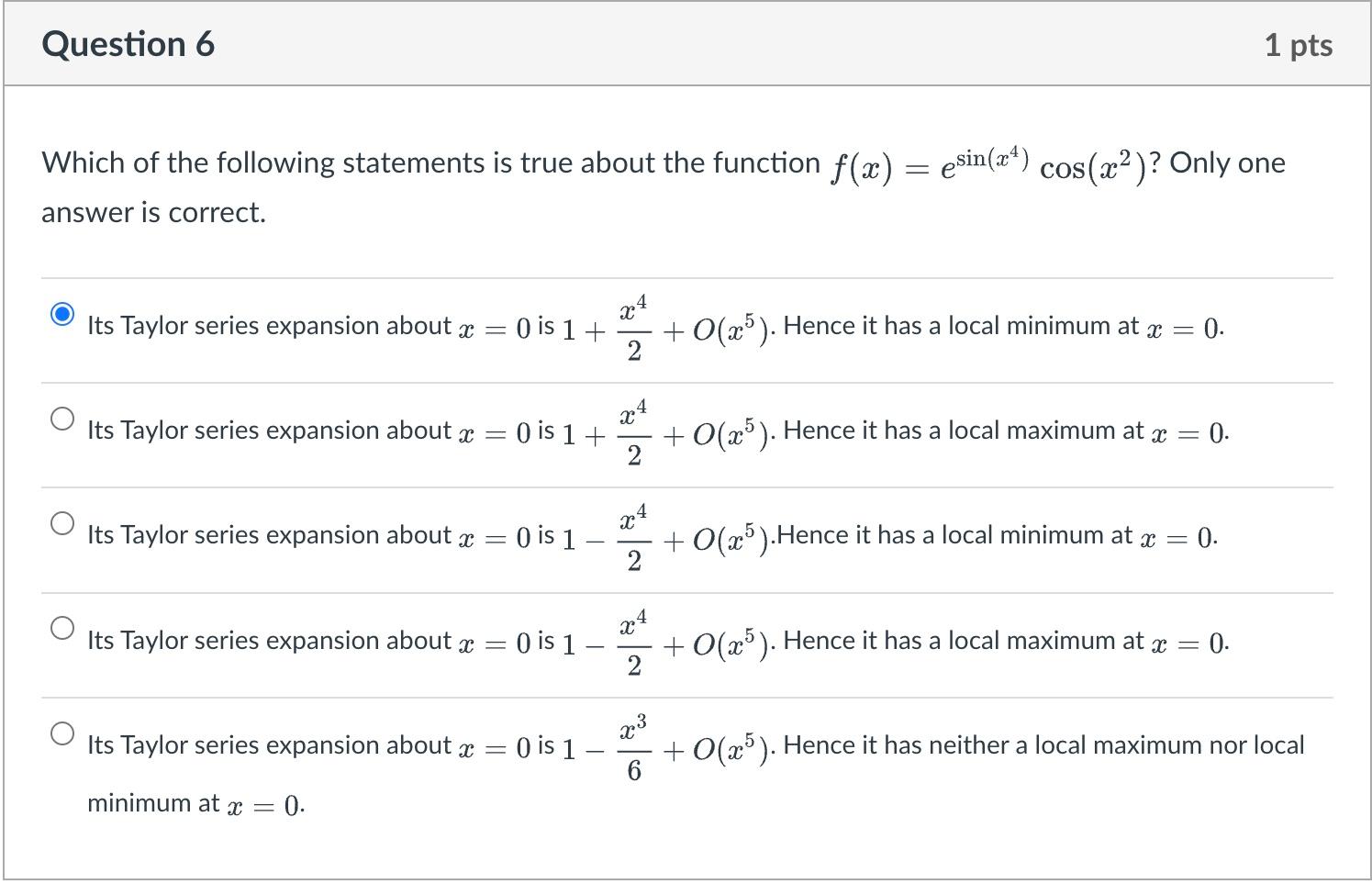 Solved Which of the following statements is true about the | Chegg.com