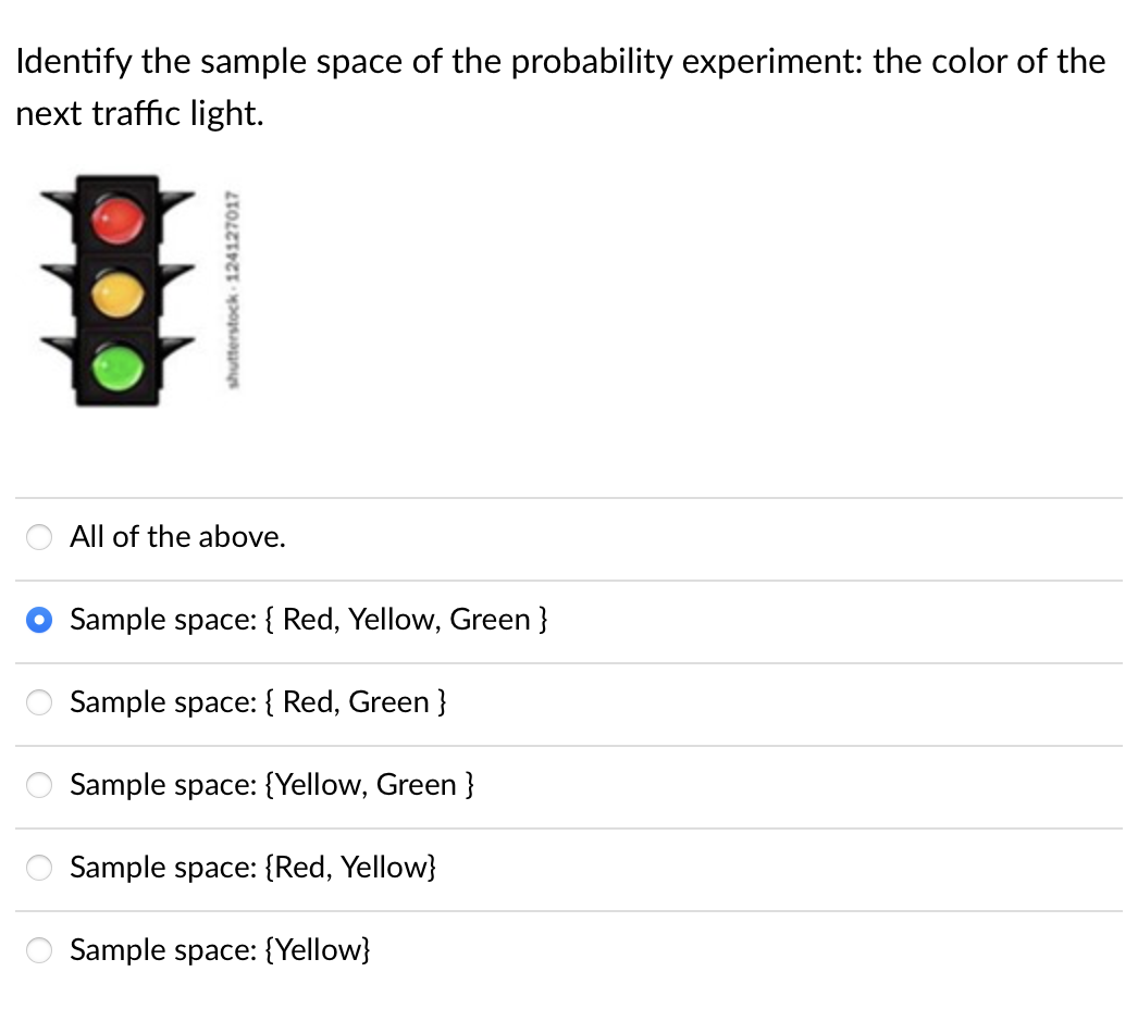 Solved Identify the sample space of the probability | Chegg.com