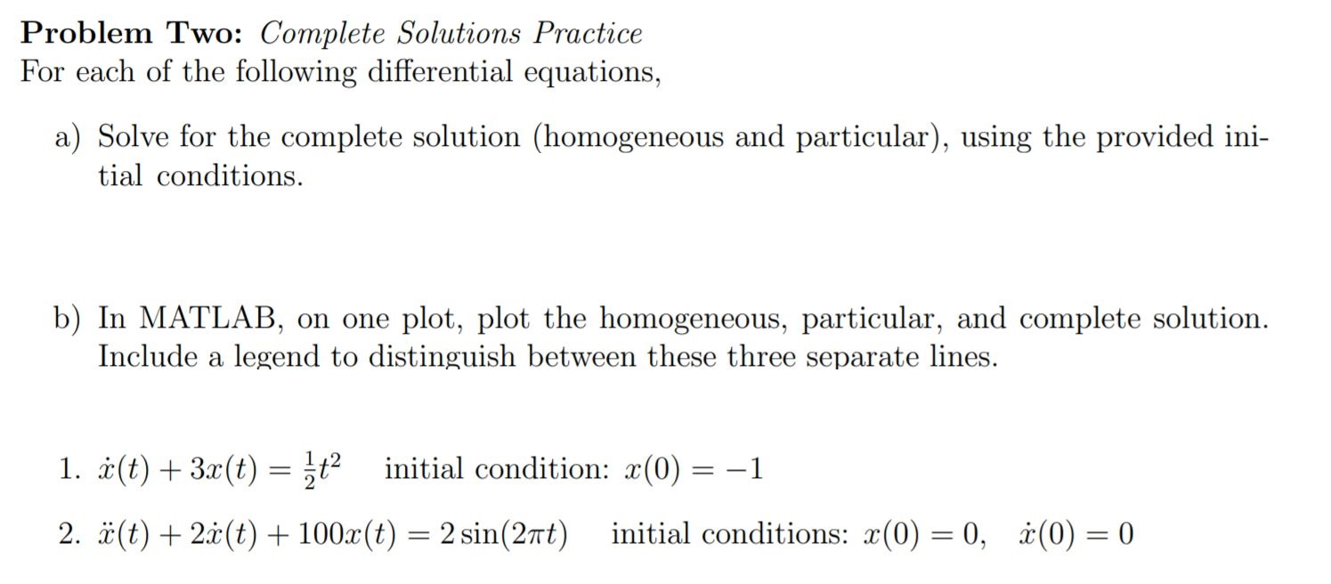 Solved Problem Two: Complete Solutions Practice For each of | Chegg.com
