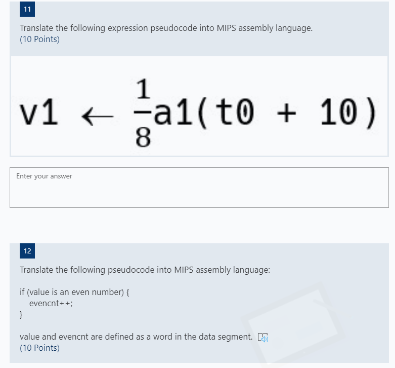 Solved 11 Translate the following expression pseudocode into | Chegg.com Solved 11 Translate the following expression pseudocode into | Chegg.com