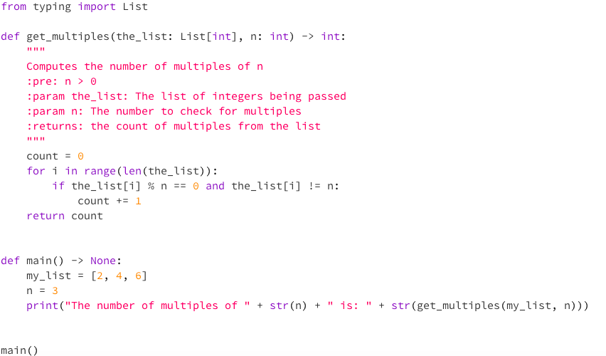 Solved Task 3 - Loop in a function Faithfully translate | Chegg.com