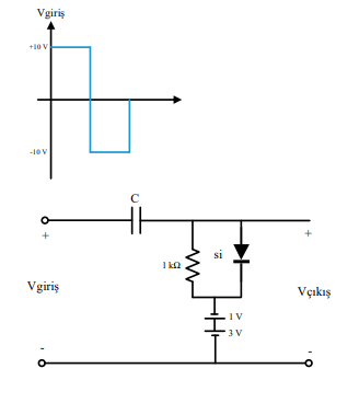 Solved Draw the output voltage Vc according to the input | Chegg.com