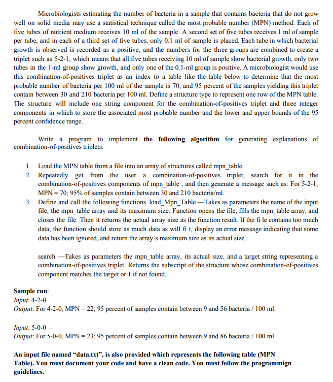 Solved Write Script in C **Note, each number must be | Chegg.com