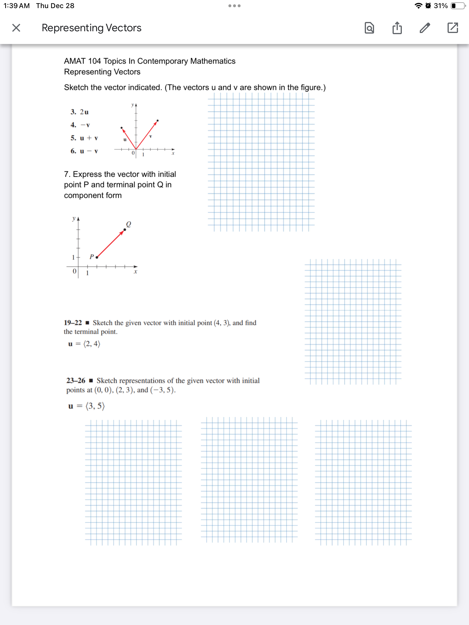 Solved AMAT 104 ﻿Topics In Contemporary | Chegg.com