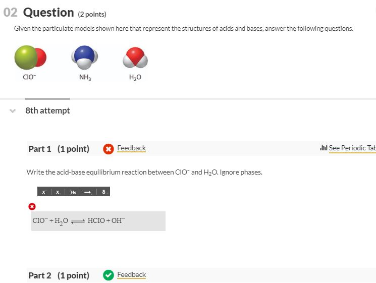 Solved 02 Question (2 points) Given the particulate models | Chegg.com