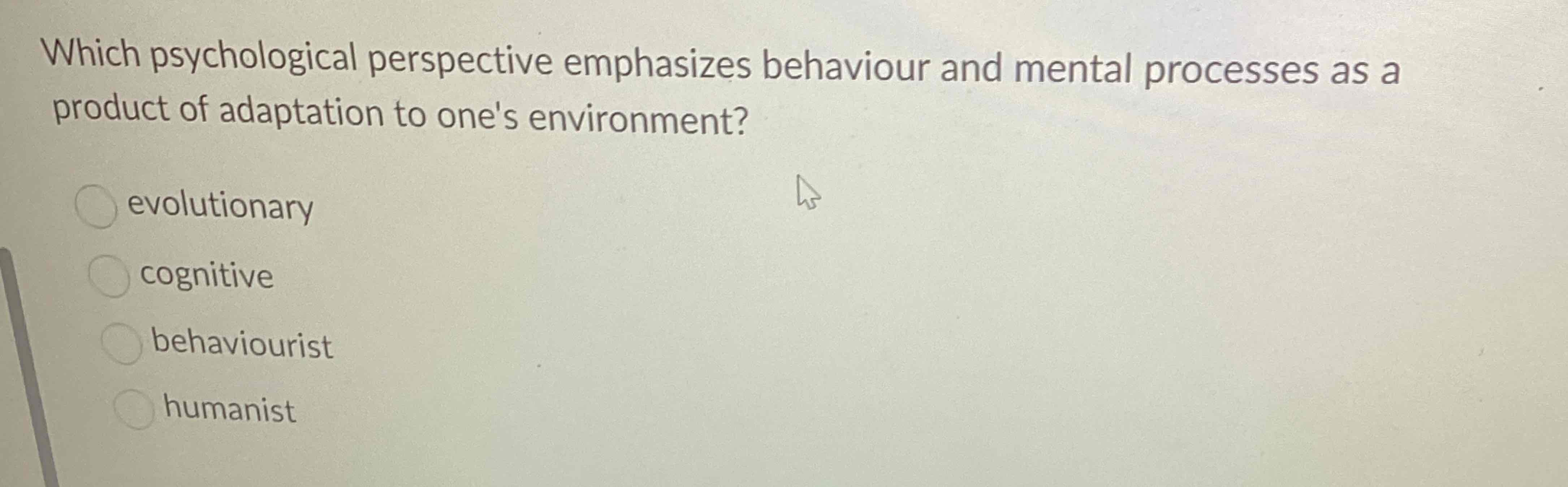 Solved Question 16 (1 ﻿point)This field of research examines | Chegg.com