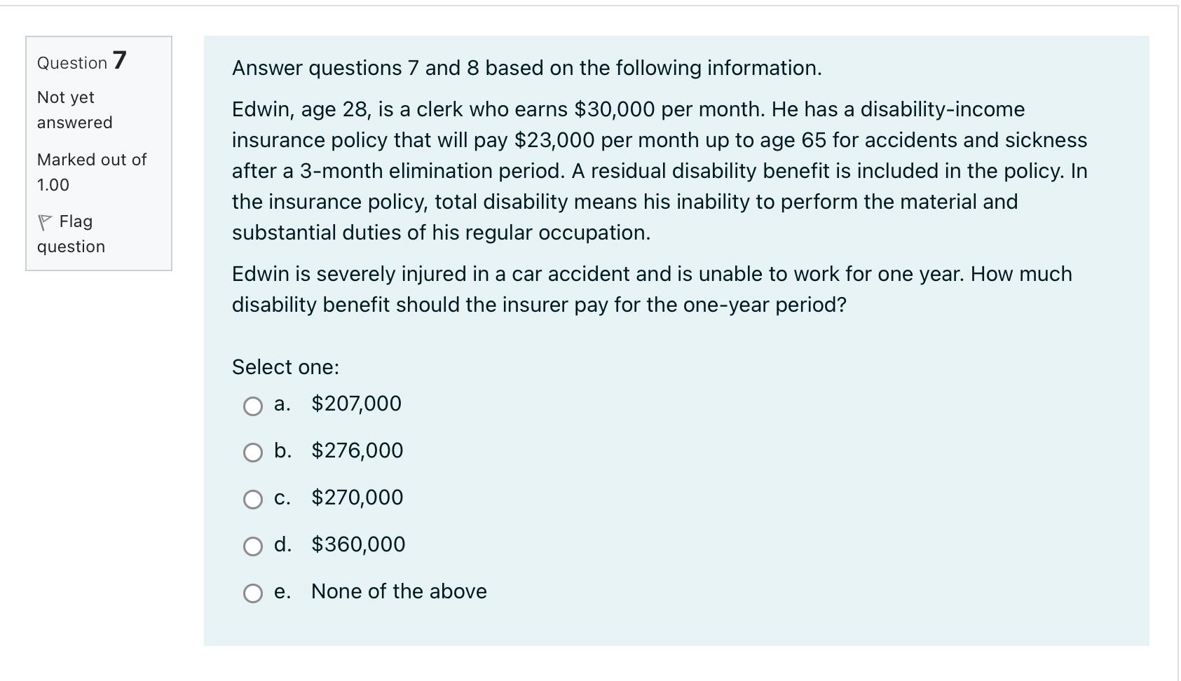 Solved Answer questions 7 and 8 based on the following | Chegg.com