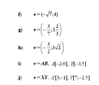 Solved Find the coordinates of vectors –v, 2v, –2.5v and | Chegg.com