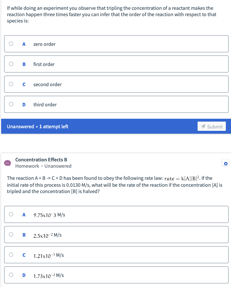 Solved If while doing an experiment you observe that | Chegg.com
