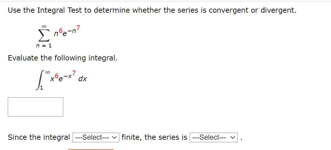 Solved Use the Integral Test to determine whether the series | Chegg.com
