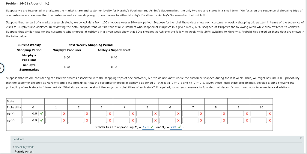 Solved Problem 16-01 (Algorithmic) Suppose we are interested | Chegg.com