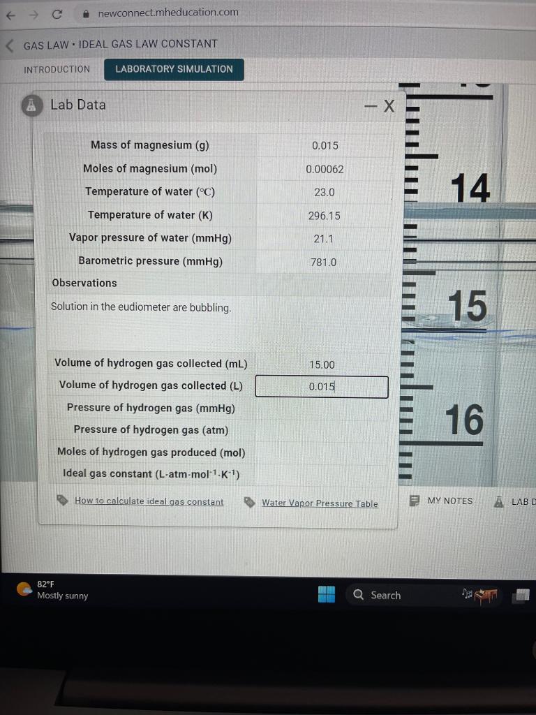 Solved GAS LAW · IDEAL GAS LAW CONSTANT INTRODUCTION | Chegg.com