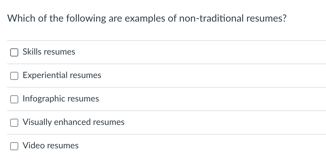 Solved Which of the following are examples of | Chegg.com