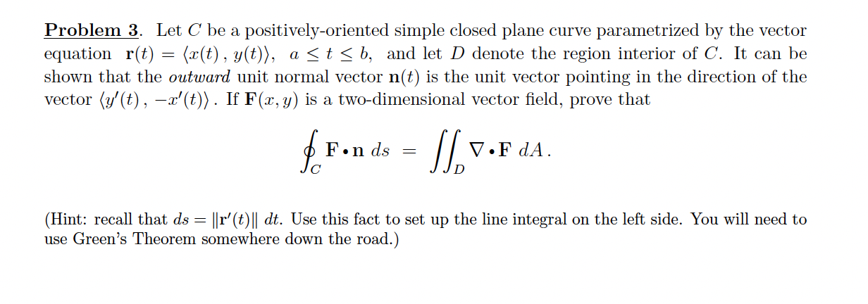 Solved = a Problem 3. Let C be a positively-oriented simple | Chegg.com