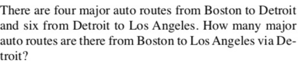 Solved There are four major auto routes from Boston to | Chegg.com