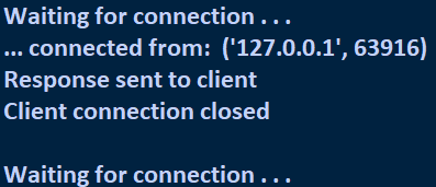 Solved here is a Python Socket Programming - Server, Client | Chegg.com