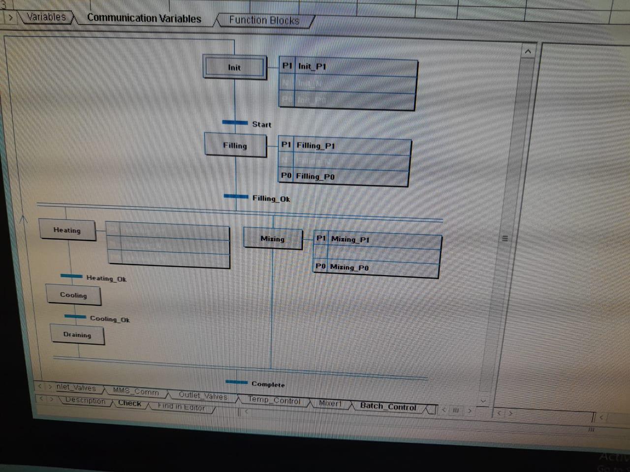 5. Filling_OK transition indicates filling is | Chegg.com