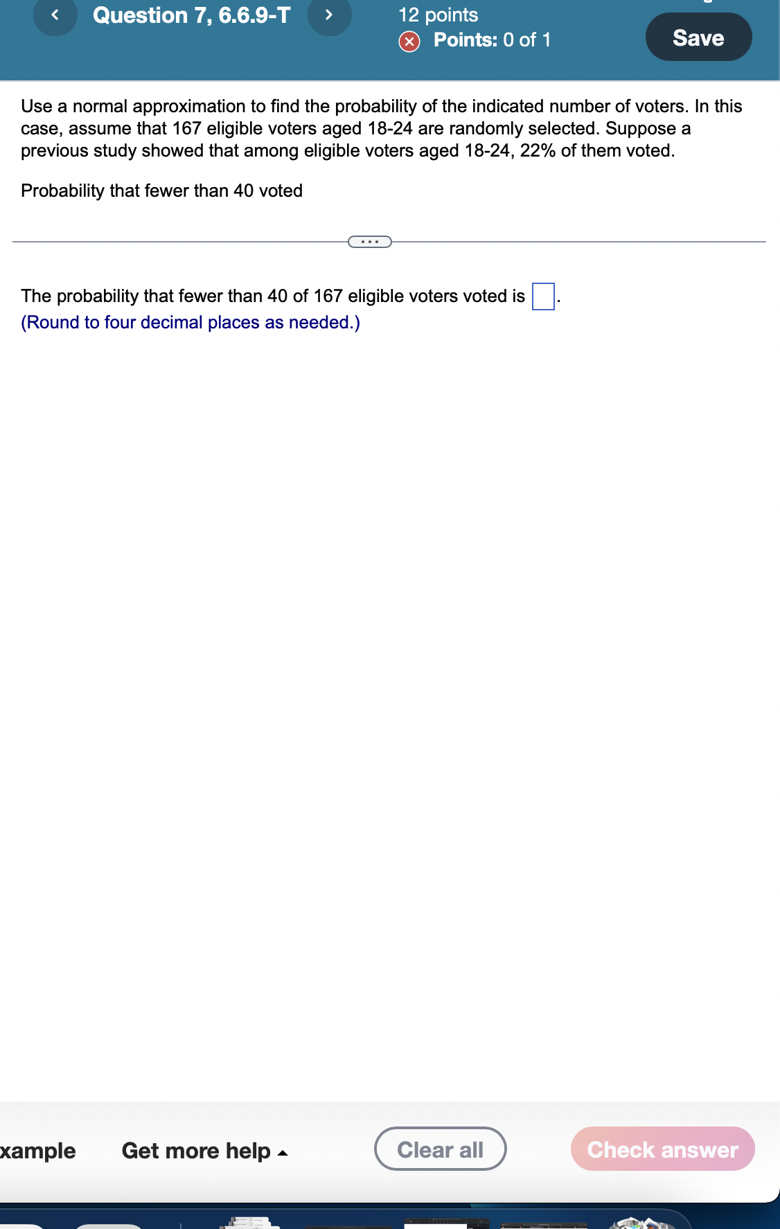 Solved Use a normal approximation to find the probability of | Chegg.com